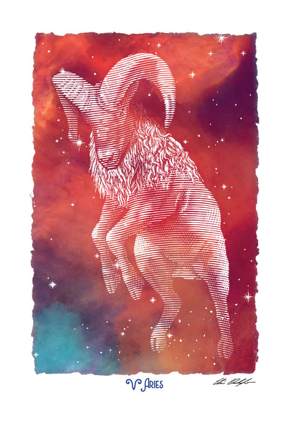 Ecliptic Aries Print – Dead On Paper