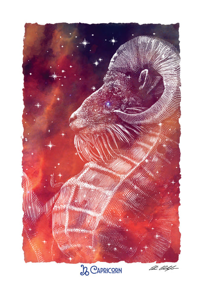 Ecliptic Capricorn Print – Dead On Paper