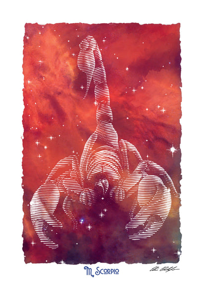 Ecliptic Scorpio Print – Dead On Paper