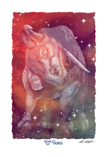 Ecliptic Taurus Print – Dead On Paper